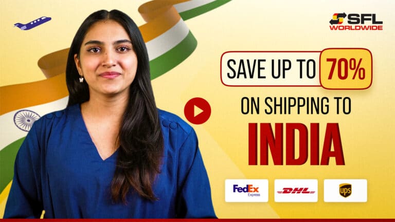 Shipping to India from US - Door-to-Door, Cheapest & Fastest